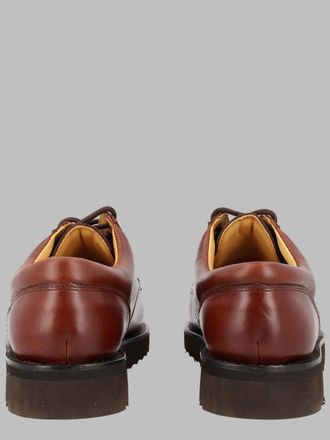 Paraboot Thiers Lace-Up Flat - Burgundy