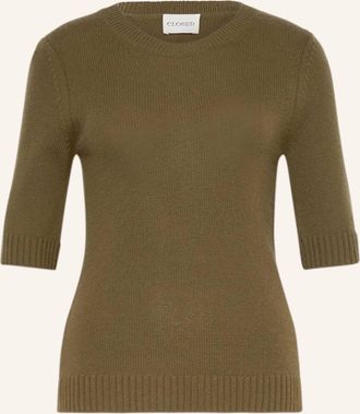Closed Closed Cashmere-Strickshirt gruen