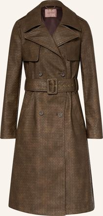 Guess Trenchcoat Carmen In Lederoptik braun