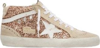 Golden Goose Baskets montantes MID STAR CLASSIC en cuir m&eacute;lang&eacute;
