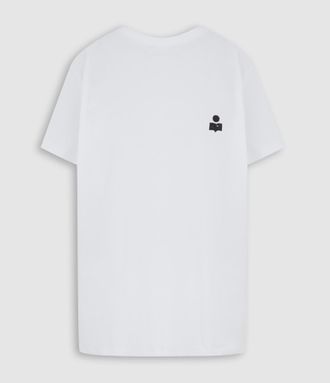 Isabel Marant Tee-shirt Homme Zafferh Blanc Noir