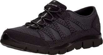 Skechers Damen Gratis-Strolling Sneaker, Schwarz, 38 EU