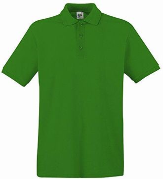 Fruit Of The Loom SS035M, Polo T-shirt - Homme - Vert (Bottle Green) - XXX-Large