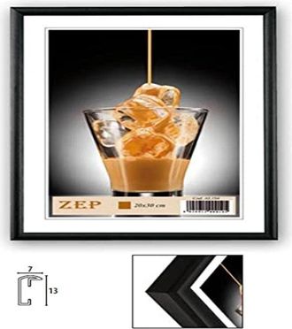ZEP S.r.l Aluminium Frame Aluminiumbilderrahmen, schwarz, 32,5 x 42,5 cm