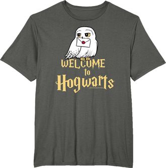 Harry Potter Hedwig Welcome to Hogwarts T-Shirt