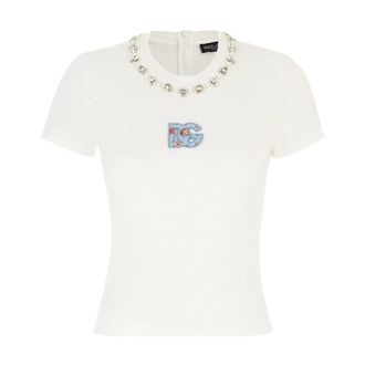 Dolce & Gabbana T-Shirts - - Tops - Damen - Wei&szlig; - M