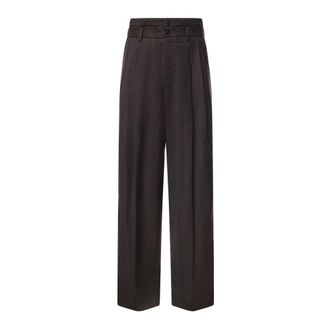Dolce & Gabbana Wide Pantalons - Homme - Pantalons - Brun - Taille: 2XL
