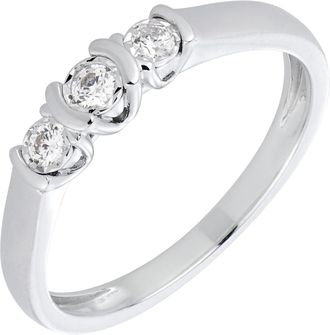 Edenly Diamantring Trilogie Spange Weißgold