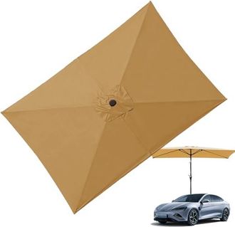 Generic Toit de rechange pour parasol de jardin et de patio, parapluie de rechange, toit de rechange pour parasol de terrasse de 2 x 3 m, parasol imperm&eacute;able 