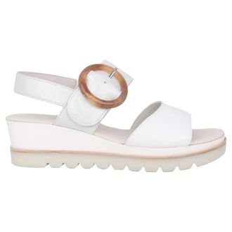 Gabor Wei&szlig;e Damensandale - Sommerkollektion - - Shoes - Damen - Wei&szlig; - 44 EU
