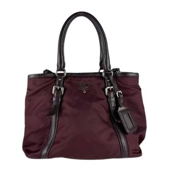 Prada Sac cabas vintage doccasion - Femme - Pre-owned - Violet - Taille: ONE Size
