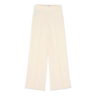 Oltre Palazzo-Hose mit weitem Bein - - Trousers - Damen - Wei&szlig; - XL