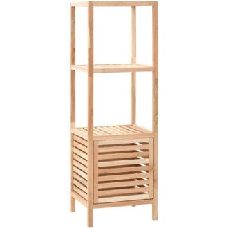 vidaXL Armoire de salle de bain Bois de noyer 39,5x35,5x123 cm vidaXL