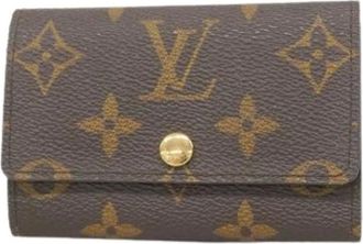 Louis Vuitton unisex, Pre-owned, Brun, Taille: ONE Size Porte-cl&eacute;s en tissu Pre-owned
