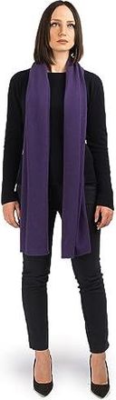 DALLE PIANE CASHMERE Large écharpe 100% cachemire - Made in Italy - Femme/Homme, Couleur: Violet, Taille unique