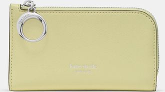 Kate Spade New York Kate Spade Halo Bifold Wallet f&uuml;r Frauen in Blasses Zitronengelb | Leder