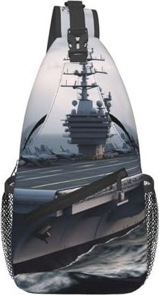 Generic Durable Sacoche Bandouliere porte-avions Sling Bag Réglable,Casual Sac DEpaule pour Cyclisme Homme école