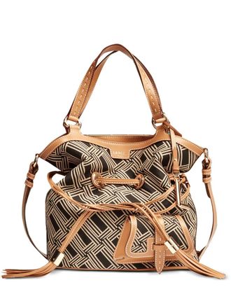 Lancel sac seau Premier Flirt à motif géométrique - Tons neutres