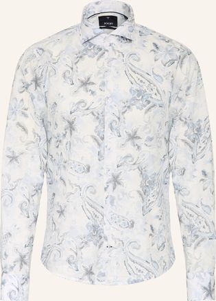 Joop Hemd Pai Slim Fit Mit Leinen blau