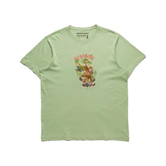 maharishi Bambus Tiger Grafik Tee - - Tops - Herren - Gr&uuml;n - XL