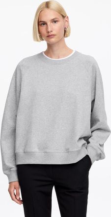 Arket Frottee-Sweatshirt -Grau