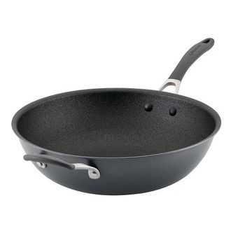 Circulon Scratch Defense Wok Non Stick 34cm - Induktions-Wok mit Deckel und extrem haltbarer Antihaftbeschichtung, sp&uuml;lmaschinen- und backofenfestem Kochgeschi