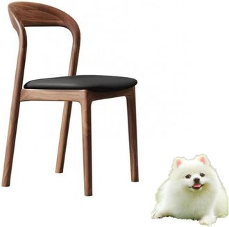 Generic Esszimmerstühle Massive Holzstühle für Ihren Tisch Schwarz 81 * 43 * 46cm