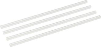 Fackelmann FMprofessional Glas-Trinkhalme &Oslash;8x220 mm, Mehrweg-Trinkhalme aus Glas, wiederverwendbare Strohhalme, nachhaltige Trinkr&ouml;hrchen, umweltfreundliche Getr