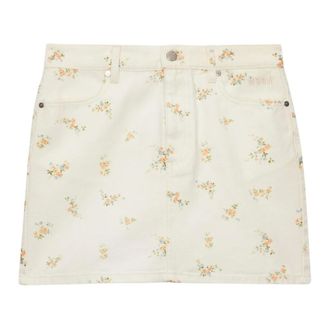 Msgm Msgm, Femme, Jupes, Blanc, Taille: 36 FR Mini-jupe &agrave; imprim&eacute; floral
