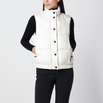 Moncler Doucy wei&szlig;e Polyesterweste