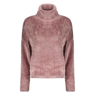 Herno Pullover mit hohem- elegantem Kragen - - Knitwear - Damen - Rosa - L