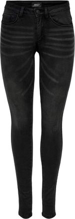 Only Womens Black Denim Jeans Stretch