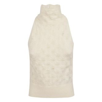 Ermanno Scervino Damen, Strickwaren, Wei&szlig;, MGr&ouml;&szlig;e