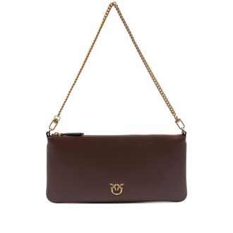 Pinko Chain Logo Clutch Bag