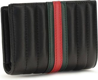 Gucci Quilted Calf Leather Wallet - Black