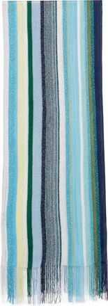 Missoni Femme, Accessoires, Multicolore, Taille: ONE Size Striped Fringed Scarf