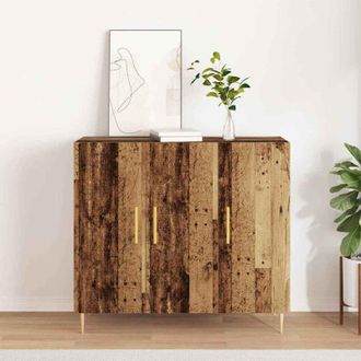 vidaXL Buffet Bois ancien 90 x 34 x 80 cm Bois ding&eacute;nierie Vidaxl