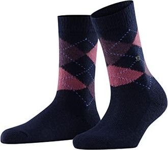 Burlington Whitby W So chaudes fantaisie 1 paire, Chaussettes Femme, Bleu Navy 6156, 36-41
