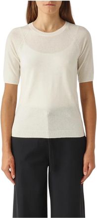 Maison Margiela Femme, Tops, Blanc, Taille: 36 FR Knit MM