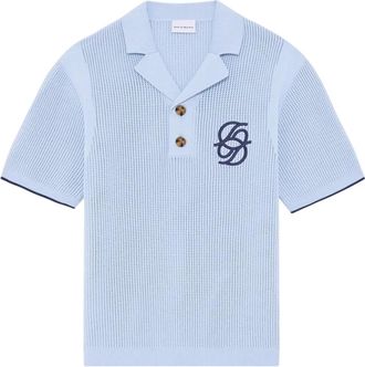 Dr&ocirc;le de Monsieur Homme, Tops, Bleu, Taille: XL Polo avec Logo