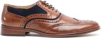 Goor Chaussures Oxfords Brogue - Homme (49 FR) (Marron)