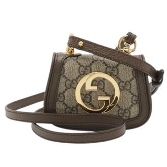 Gucci Sac bandouli&egrave;re Blondie GG Supreme Pre-owned - Femme - Pre-owned - Brun - Taille: ONE Size