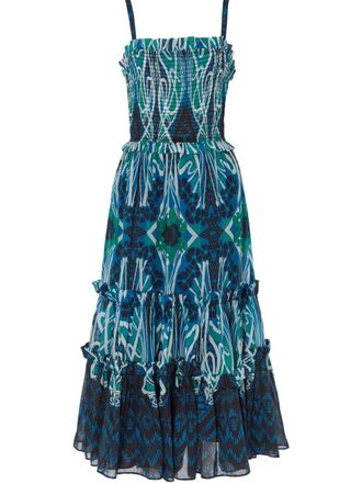 Temperley London robe Monikh - Bleu