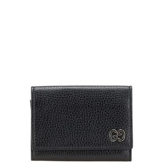 Gucci Pre-owned Cuir petite-maroquinerie - Homme - Pre-owned - Noir - Taille: ONE Size