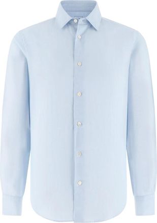 Boggi Milano Homme, Chemises, Bleu, Taille: XL Chemise Regular Fit Tencel Lin