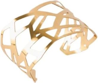 Malababa Femme, Accessoires, Jaune, Taille: ONE Size Wide Geometric Bracelet