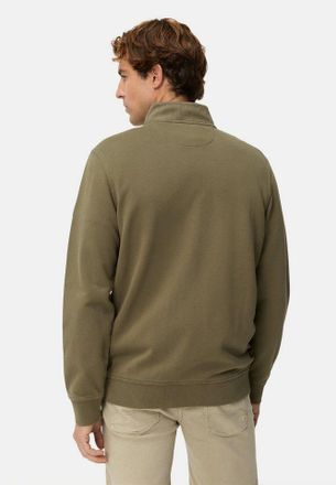 Camel Active Sweatjacke mit Kontrastdetails Langarm