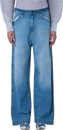 Maison Margiela Femme, Jeans, Bleu, Taille: 38 FR Jeans Amples en Denim