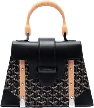 Goyard Sac &agrave; main Saigon PM Pre-owned - Femme - Pre-owned - Noir - Taille: ONE Size