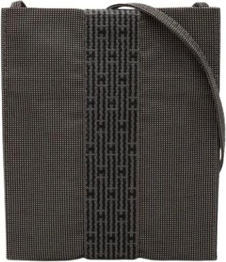 Herm&egrave;s Pre-owned Herline Pochette - Femme - Pre-owned - Gris - Taille: ONE Size